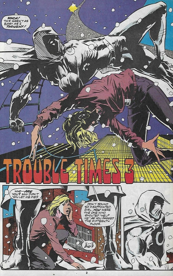 Marc Spector Moon Knight Comic 10 Copper Age First Print 1990 Charles ...