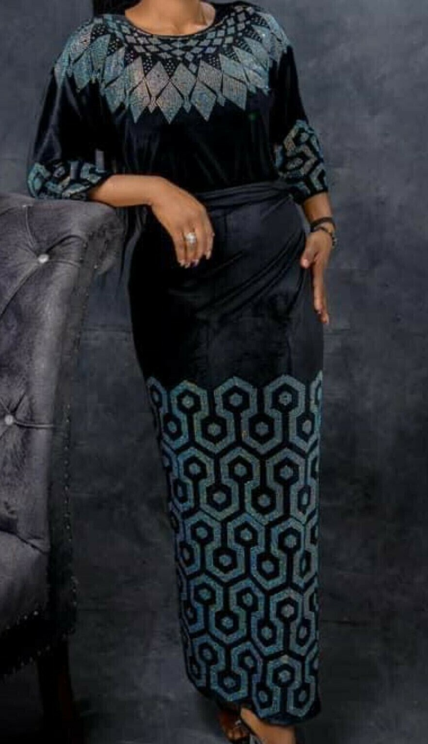 African ladies clothing Fancy/ stone Buba & Iro/ Wrapper 3 peice set | eBay