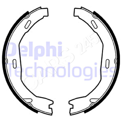 DELPHI Parking Brake Shoe Set For MERCEDES S204 W204 07-14 0044208620 ...