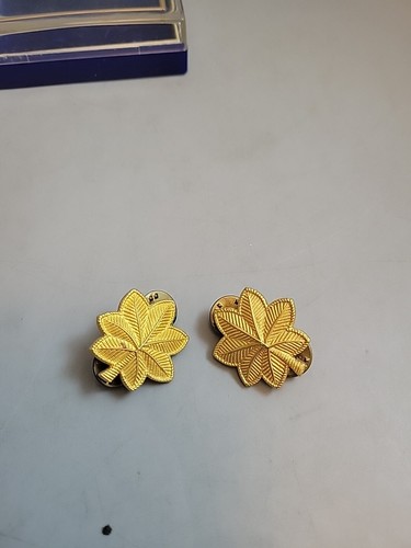 USAF Major Oak Leaf 1/20 GF Gold Insignias | eBay