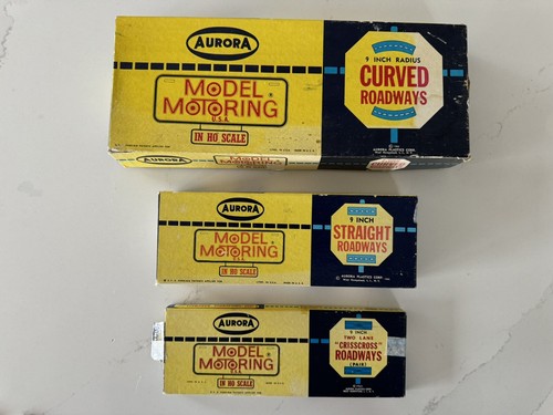 Aurora Model Motoring 9” Straight Curved Criss Cross Roadways HO Scale ...