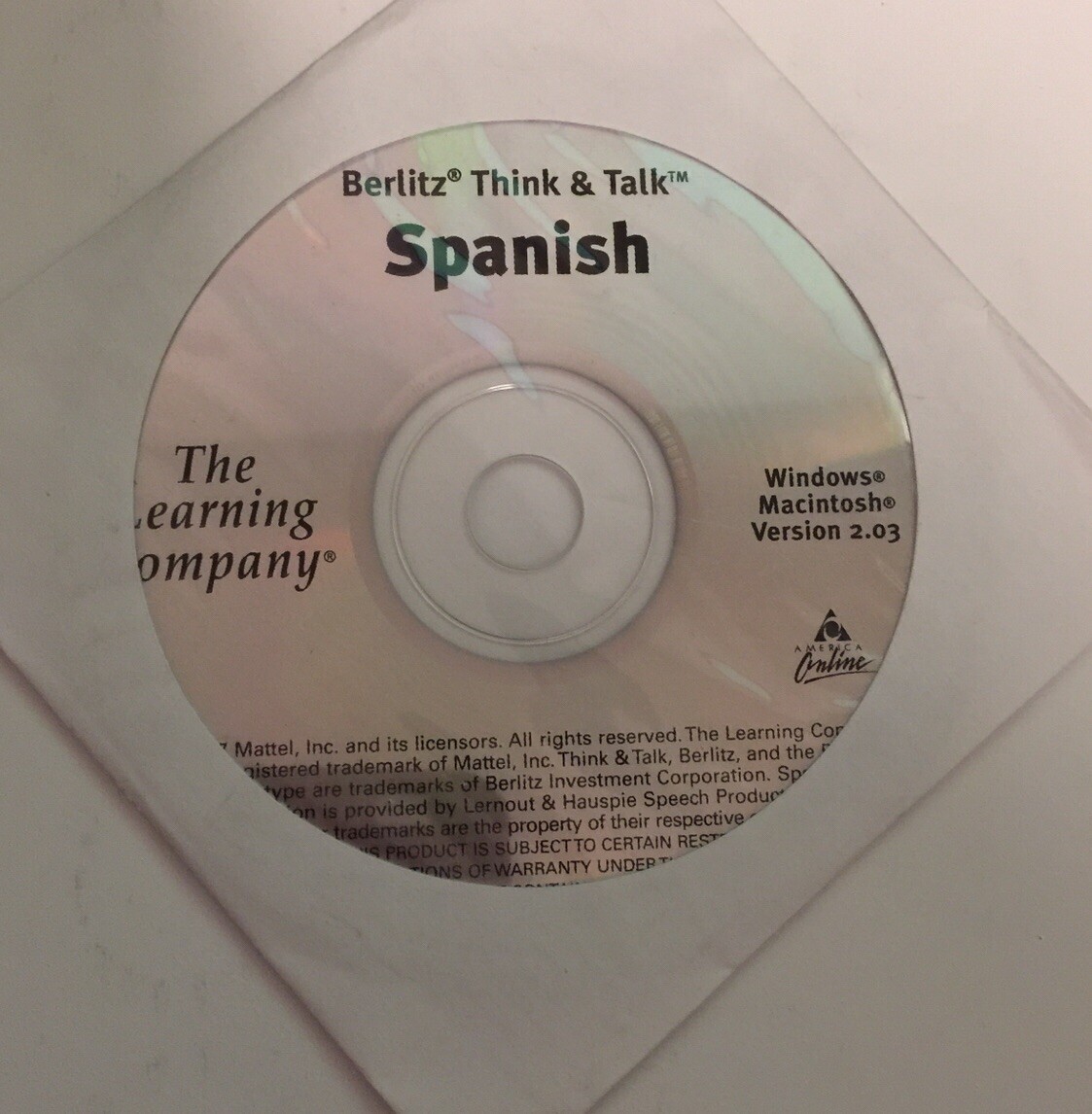 Berlitz Think & Talk Learning Spanish Language CD-ROM Beginner For ...