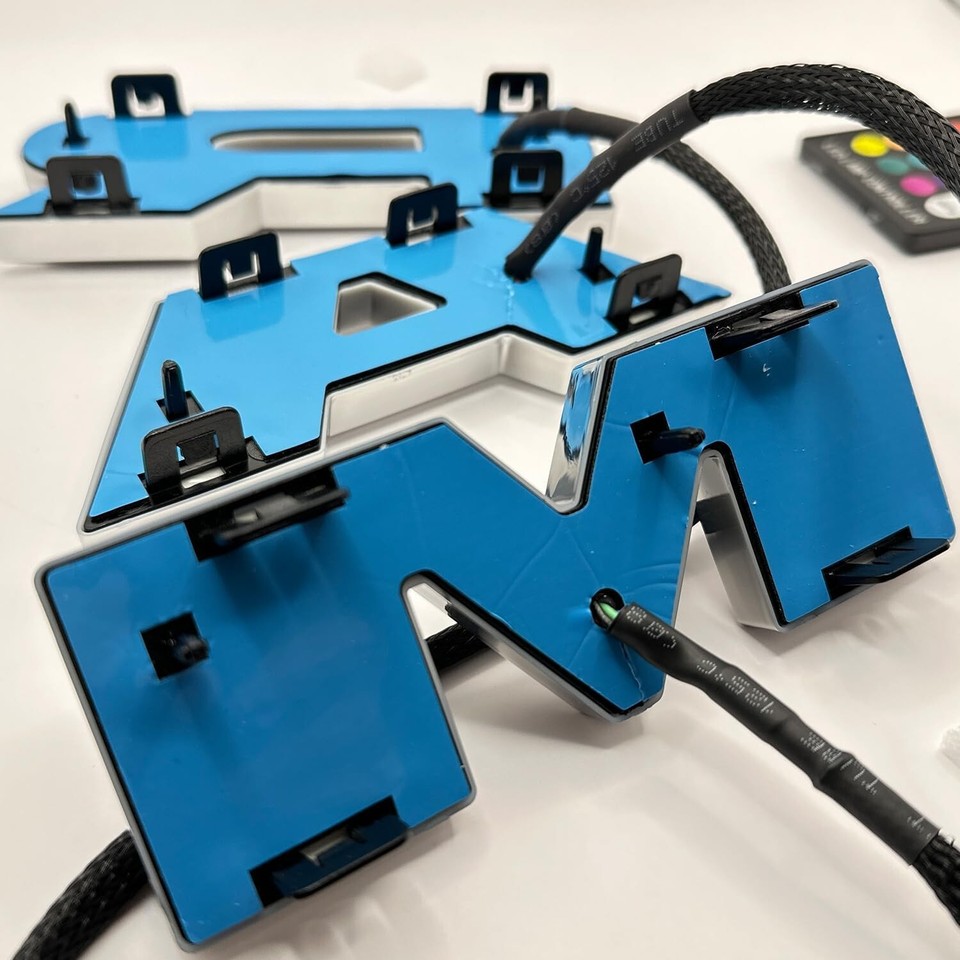 Mopar Ram RGB LED Grille Emblem Letters For 19-24 Ram 1500 2500 3500 ...