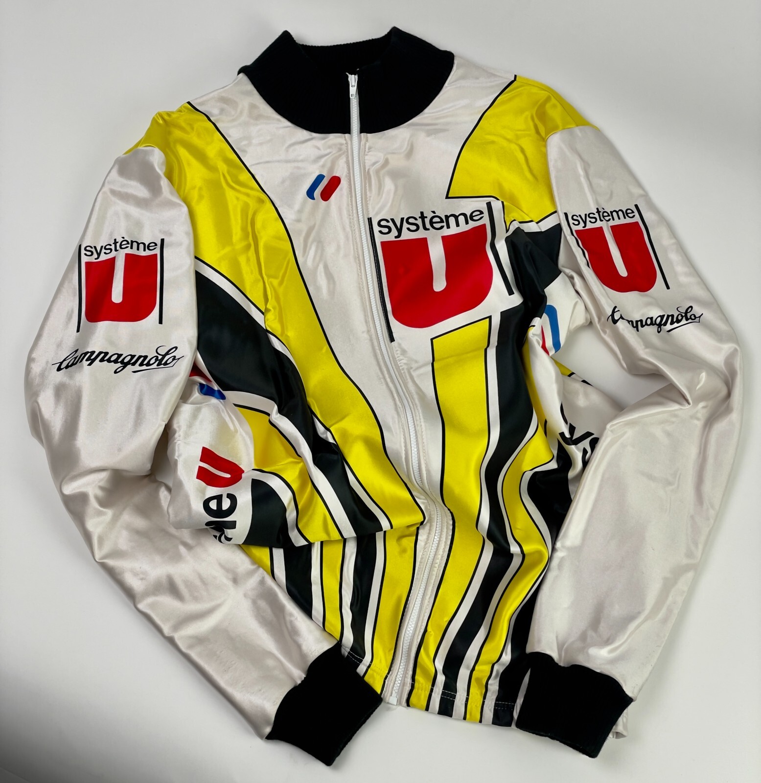 Vintage Systeme U Jacket Team Cycling White Yellow Black XL | eBay