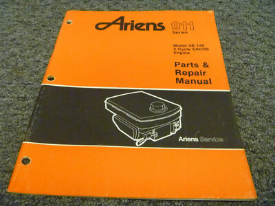 Ariens 911 Series SB 140 2 Cycle SACHS Engine Parts Service Repair ...