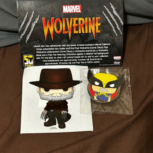 Marvel Collector Corps Wolverine 50th Anniversary Funko Box Set ...
