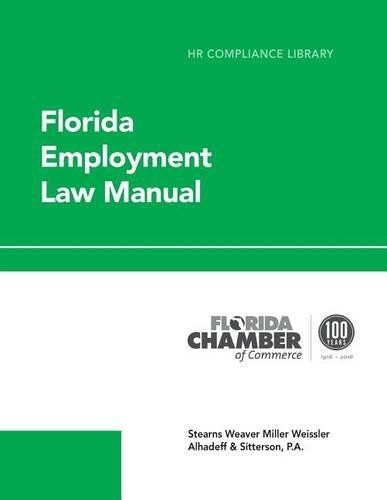 Jennifer Saltz Bullock Florida Employment Law Manual (Tascabile ...