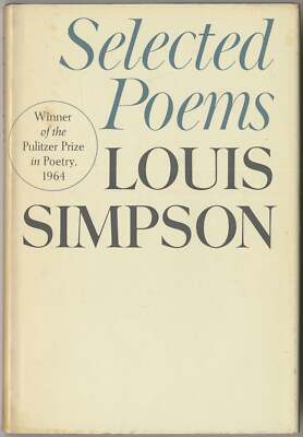Louis SIMPSON / Selected Poems Signed 1st Edition 1965 | eBay