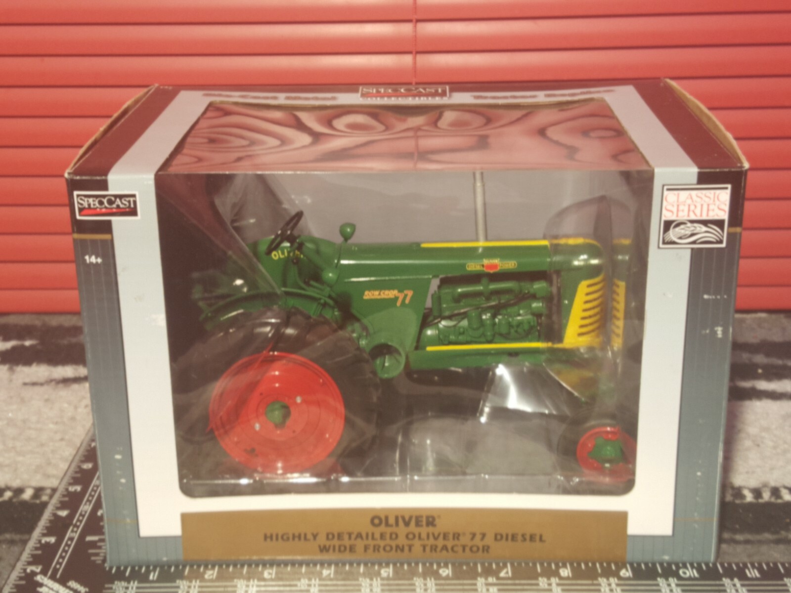 Oliver 77 Diesel w/WF 1/16 Diecast Farm Tractor Replica Collectible By ...