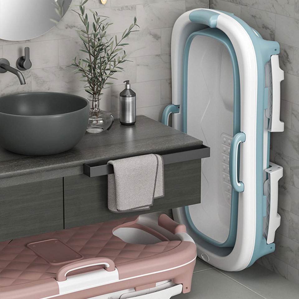 Large Portable Shower Bathtub Collapsible Household Adult Kid Folding ...