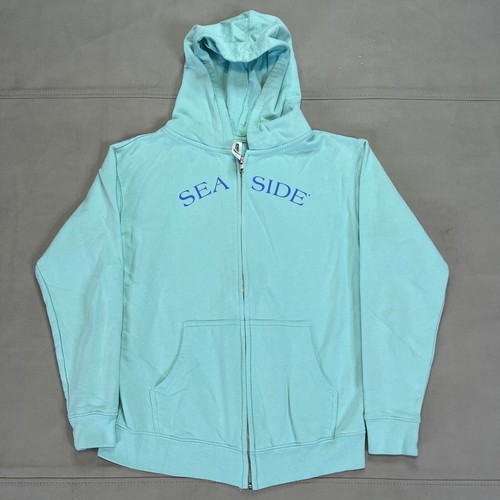 Seaside Women Teal Aqua Florida Beach Zip Hoodie Sweatshirt Sweater ...