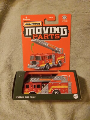 Seagrave Fire Truck * RED * 2024 Matchbox Moving Parts Case N | eBay