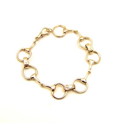 Equestrian Double Bit Bracelet 9ct Gold Fully UK Hallmarked BR202 | eBay