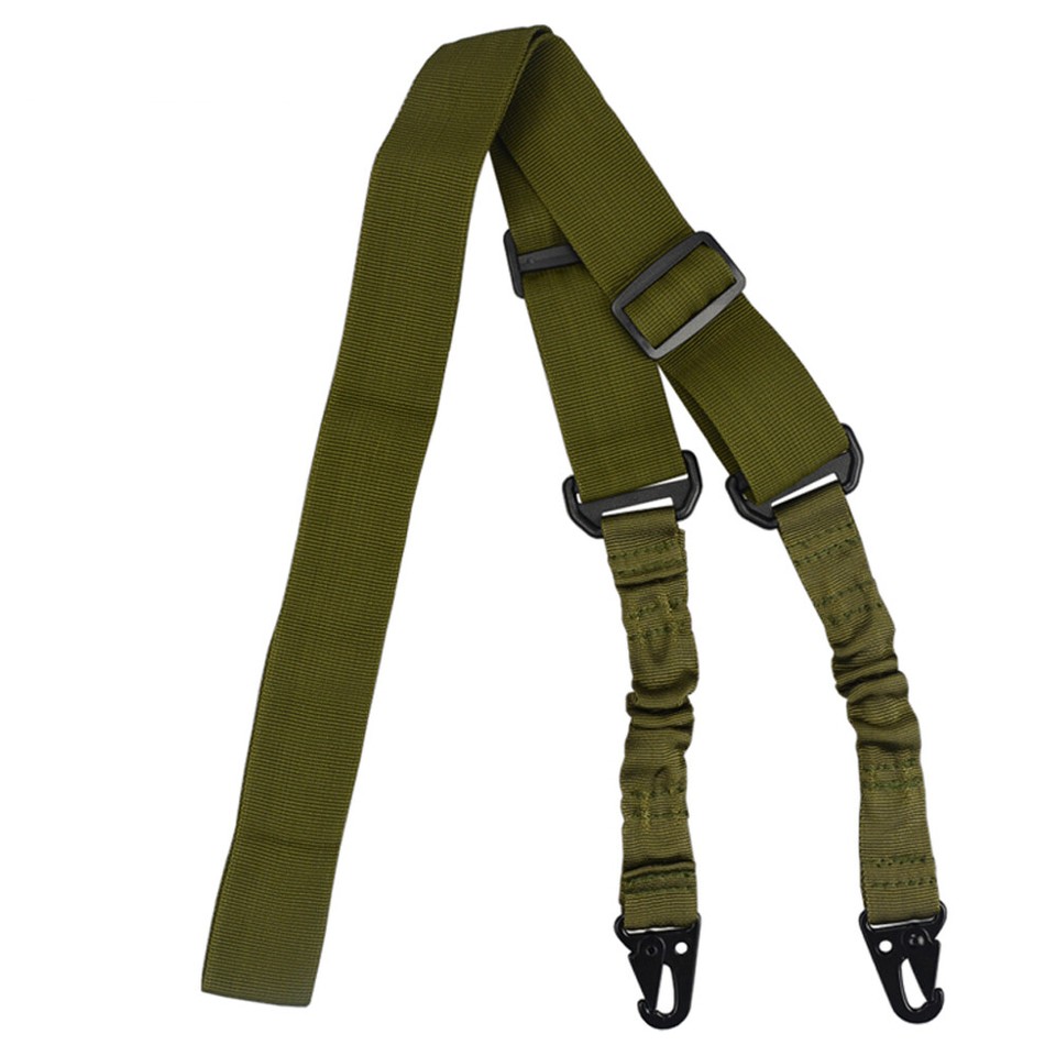 Men Adjustable Two Points Rifle Gun Shotgun Sling Belt Shoulder Strap ...