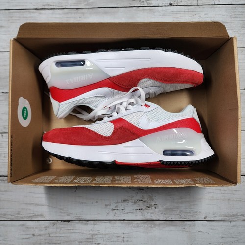 NIKE Air Max Systm White University Red DM9537 104 - Sz 10.5 New ...