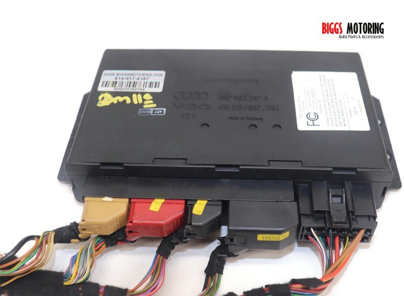 01-02 AUDI TT CONVERTIBLE ANTI THEFT CENTRAL LOCK COMFORT MODULE ...