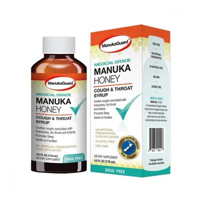Medical Grade Manuka Cough & Throat Syrup 4 Oz By Manuka Guard ...