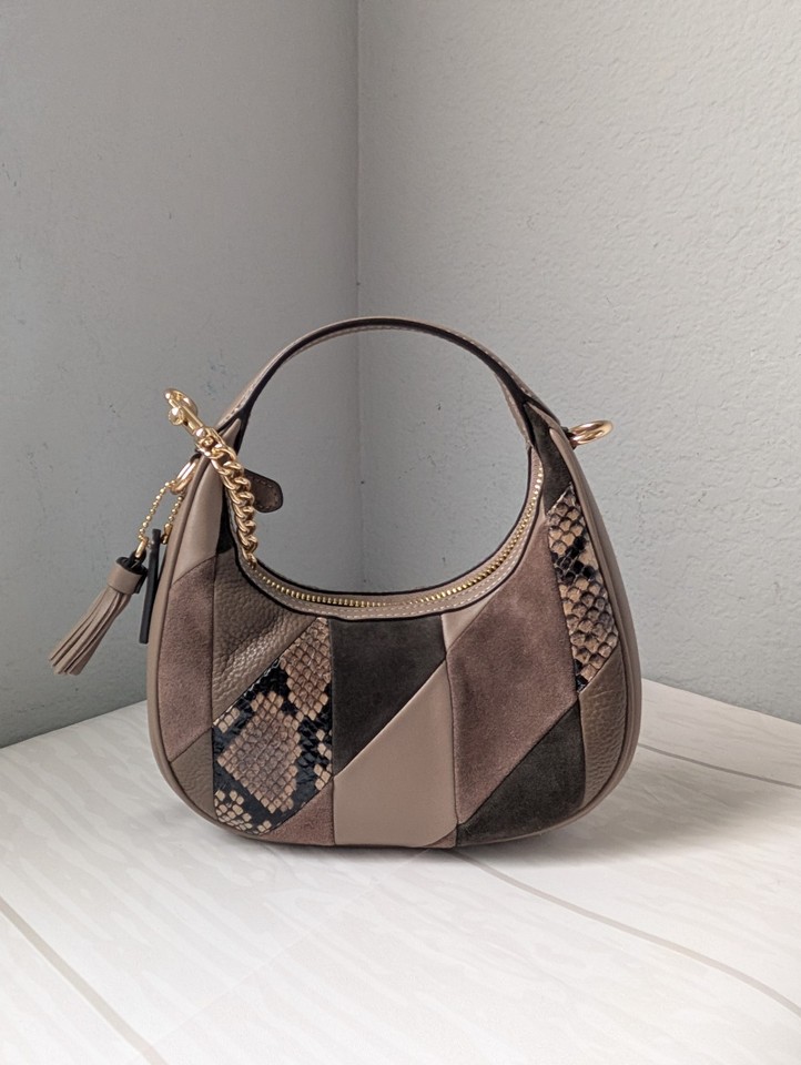 NWT Coach Carmen Mini Crossbody Bag Smooth Leather Patchwork IM ...