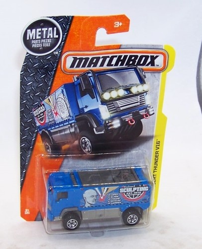 1:64 MATCHBOX 2016 DESERT THUNDER V16 BLUE 34/125 DVK51 NIP | eBay