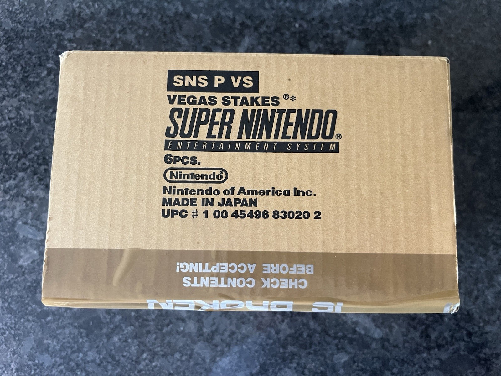 Vegas Stakes (Super Nintendo, 1993) SNES Brand New Factory Sealed Case ...