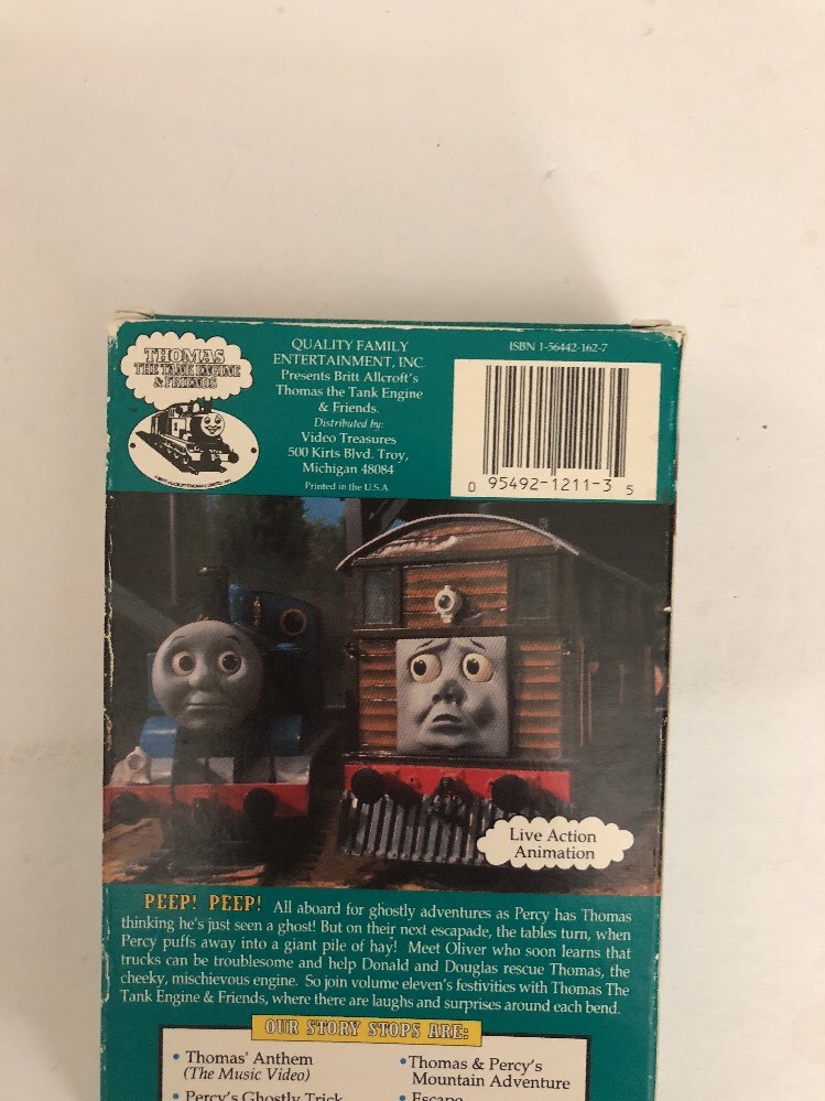 Thomas The Tank Engine & Friends-Percy’s Ghostly Trick(VHS 1991)RARE ...
