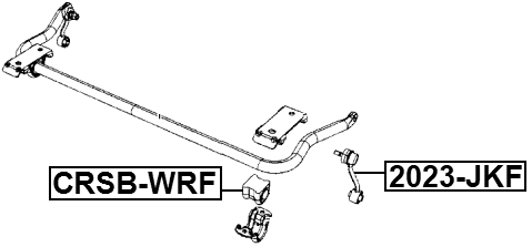Front Stabilizer Link / Sway Bar Link Fits Jeep 15150889, 52059975AC | eBay