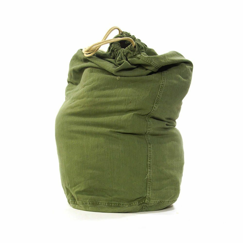 US Army BARRACKS BAG OD Green 100% Cotton Large Laundry Bag Military ...