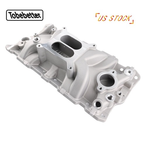 Dual Plane Aluminum Intake Manifold For SBC Small Block Chevy 305 327 ...