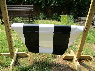 "SKINNY" EQUESTRIAN JUMP FILLER,BLACK/WHITE, HORSE/PONY SCHOOLING AID ...