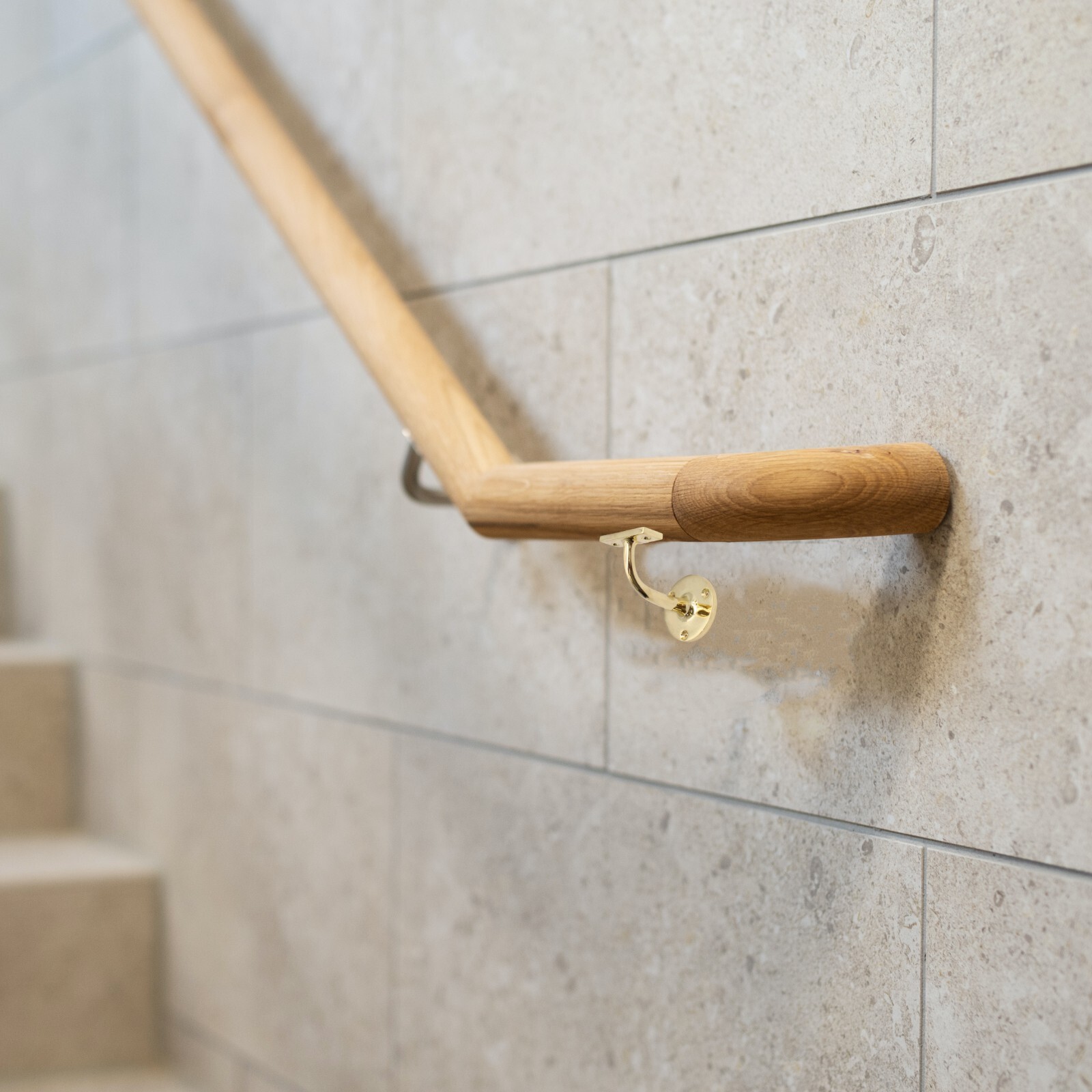 Handrail Brackets Brass Chrome Black Stair Bannister Support Mopstick ...