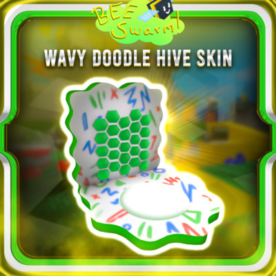 Wavy Doodle Hive Skin | Bee Swarm Simulator | Roblox | Fast & Cheap | eBay