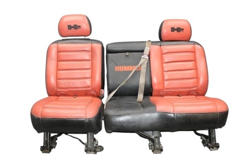 03-07 Hummer H2 Rear 2nd Row Right & Left Leather Seat Cushion Assembly ...