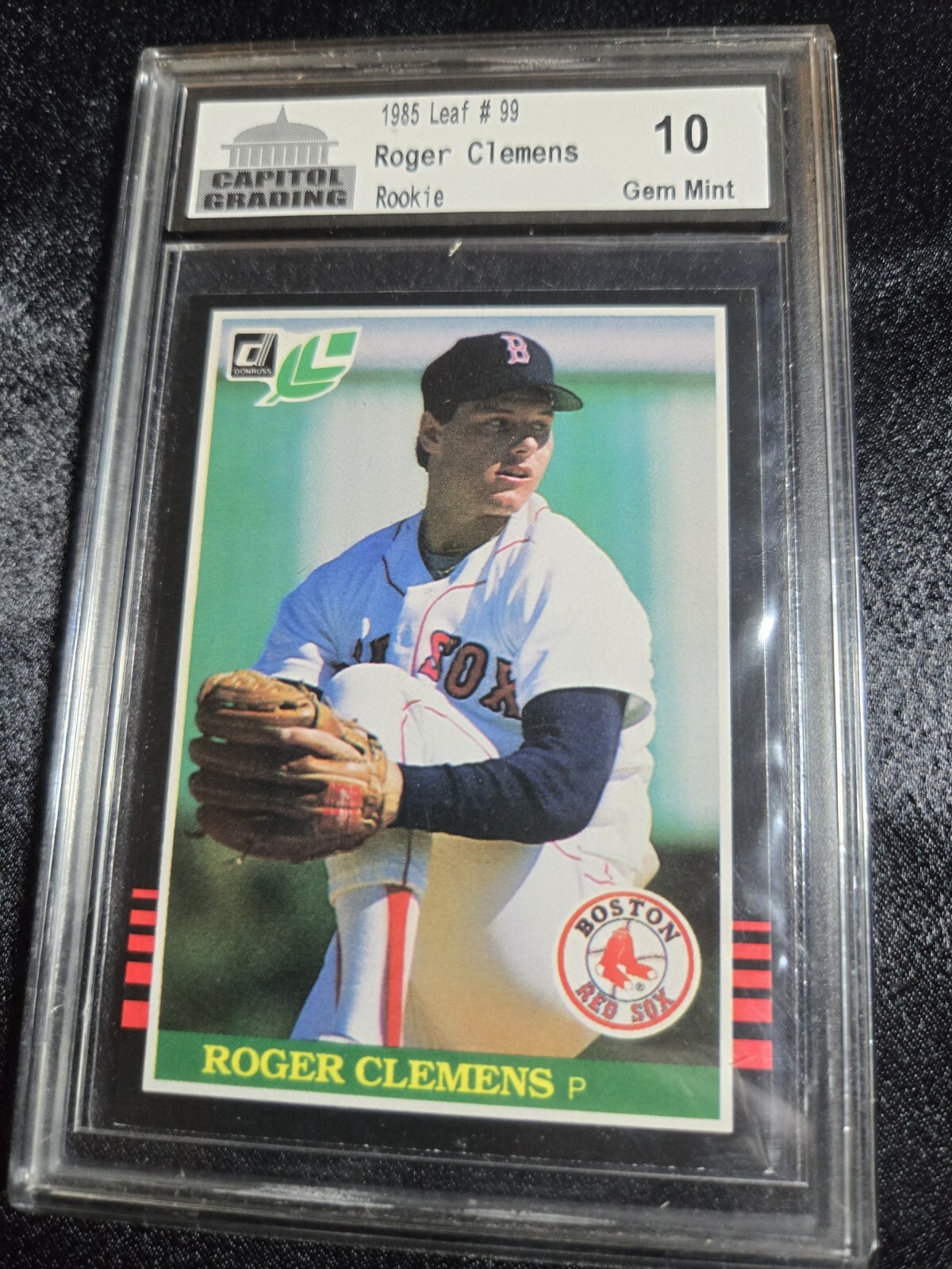 1985 LEAF NO. 99 ROGER CLEMENS ROOKIE CAPITAL GRADING 10 GEM MINT | eBay