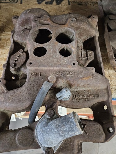 1974 Pontiac 400 4 Barrel Intake Manifold # 495106 | eBay