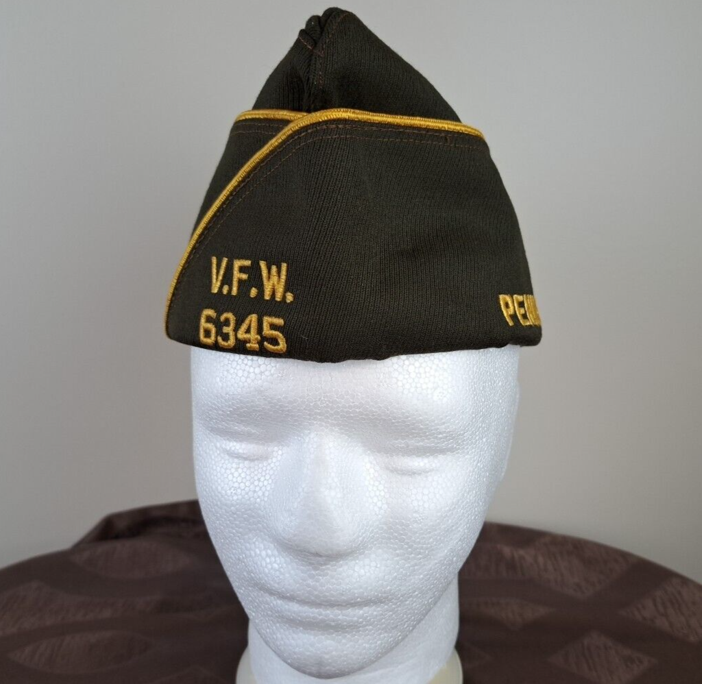 Vintage Union Made Veterans of Foreign Wars Garrison Cap VFW Post 6345 ...