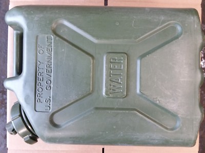 Scepter Plastic Military Water Container Green Tan Black | eBay