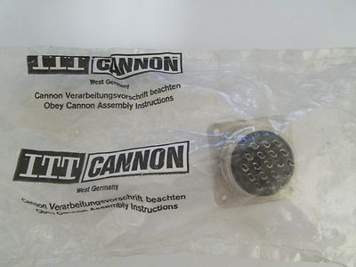 ITT CANNON CA 3102 E22 14S A105 19 Pin Receptacle 8603 Cannon G | eBay