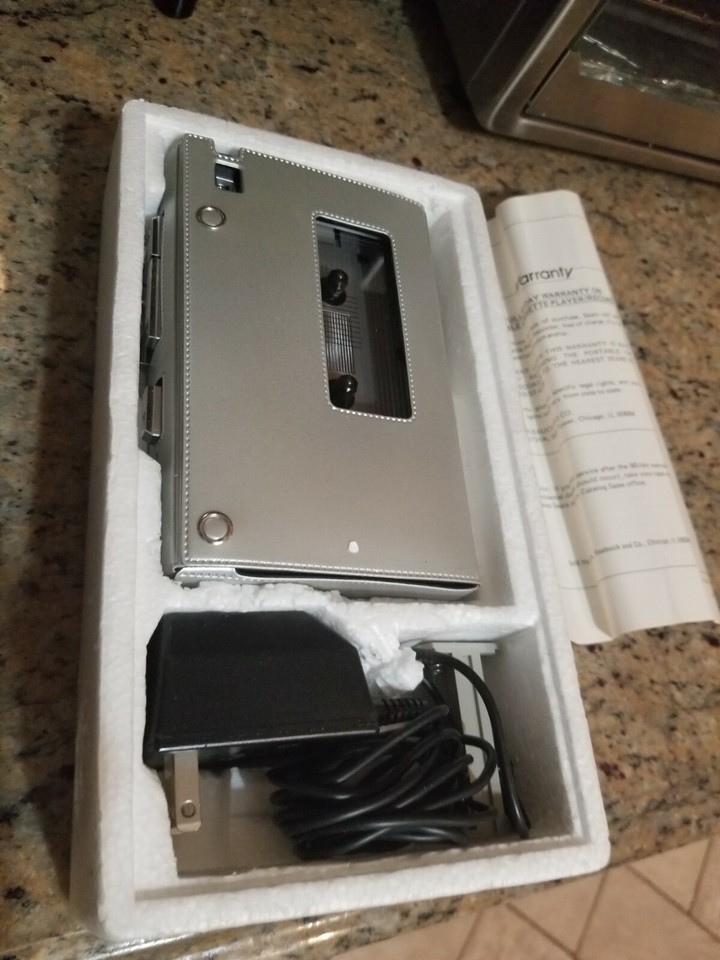 Sears Cassette Player Recorder Vintage With Original Box 21742 | eBay