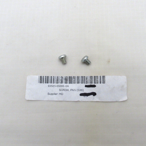 Honda OEM 5x6 Cross Pan Screws Bolts 93500-05006-0A Set of 2 | eBay