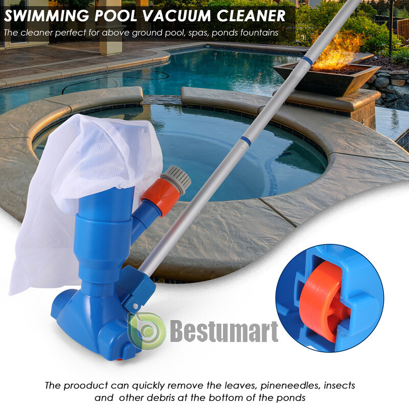 Swimming Pool Spa Suction Vacuum Head Cleaner Cleaning Pond Tool Kit ...