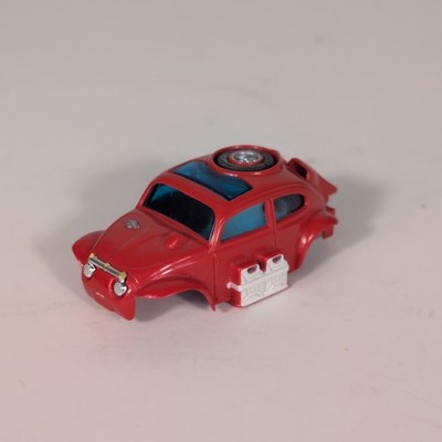 VTG Aurora AFX VW Volkswagen Baja Bug Beetle Red HO Scale Slot Car Body ...