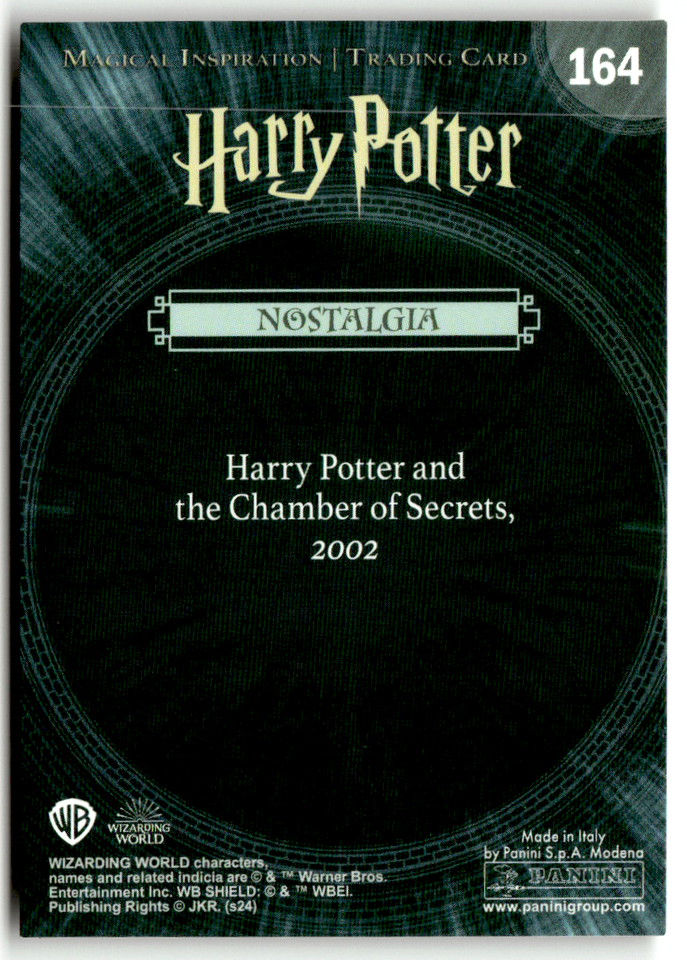 Panini Harry Potter Magical Inspiration 2025 164 Chamber of Secrets ...