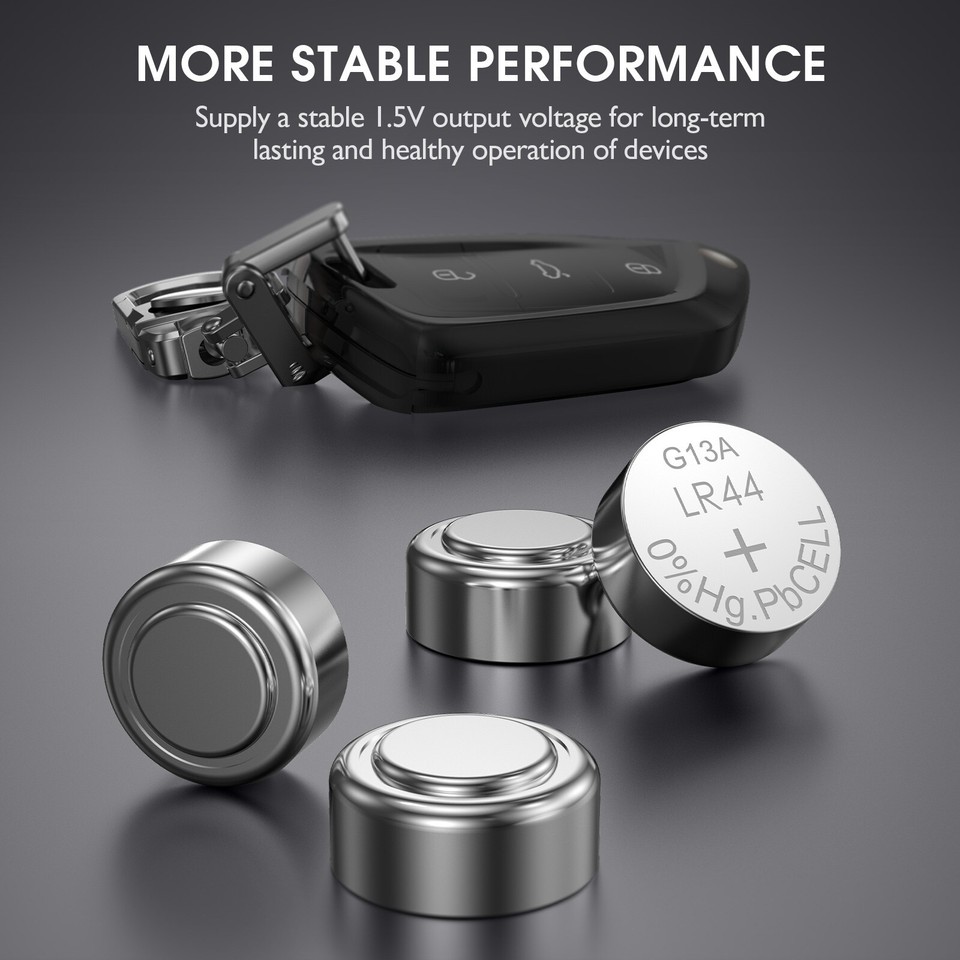 40x LR44 Button Cell 1.5V Alkaline Battery SR44 AG13 357 L1154 Watch ...