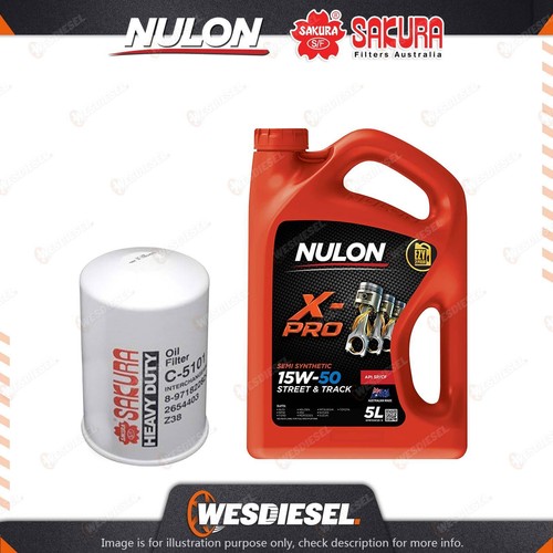 Sakura Oil Filter 5L XPR15W50 Engine Oil Service Kit for Rover 00 Tc P6 ...