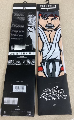 Mens Street Fighter RYU Face character Socks AR341 | eBay
