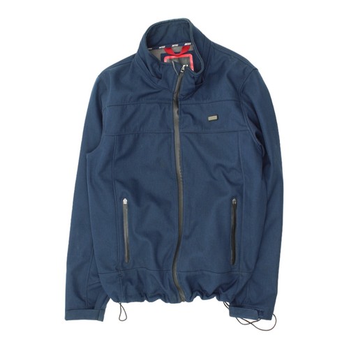 Diesel Spirit Mens Navy Fleece Lined Rain Jacket | High End Casual ...