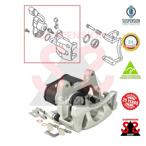 Rear Axle Right Brake Caliper Suit VW Passat 2.0 TDI PASSAT B6 Variant (3C5) | eBay
