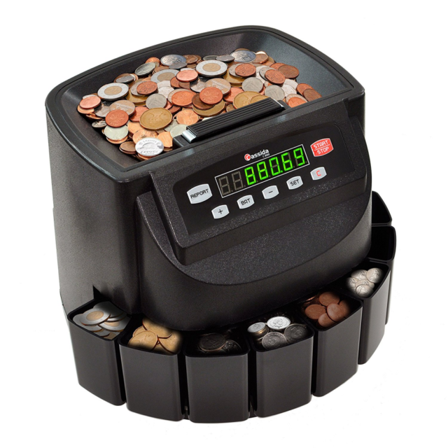 Cassida C200CAD Canadian Coin Counter and Sorter for 900 Coins for sale ...