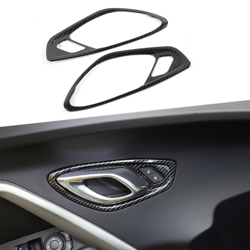 Carbon Fiber ABS Interior Exterior Decor Cover Trim Kit for Chevrolet ...