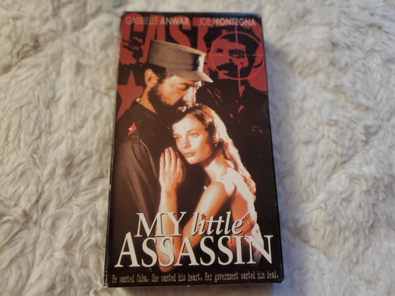 MY LITTLE ASSASSIN VHS 2000 Joe Mantegna GABRIELLE ANWAR Xenon CASTRO ...